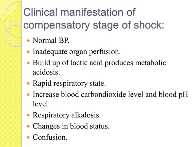 Shock and its management | PPTX | Heart and Cardiovascular Diseases ...
