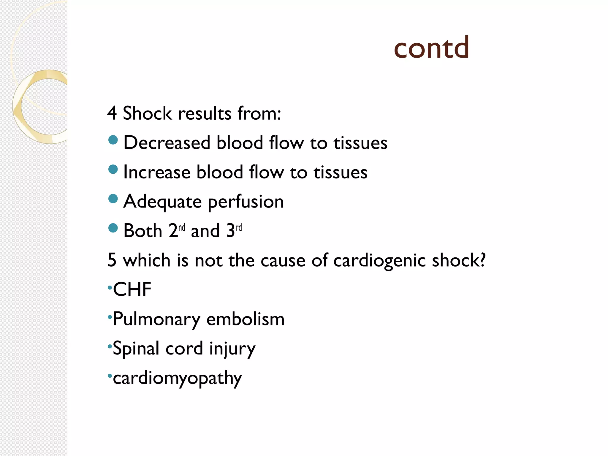 Shock and its nursing management | PPT
