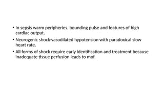 SHOCK AND TYPES OF SHOCK - BY DR VAISAKH | PPTX