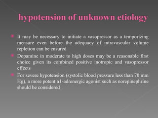 Shock And Vasoactive Drugs | PPT