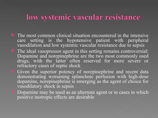 Shock And Vasoactive Drugs | PPT