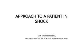 Approach to Shock in Intensive care.pptx