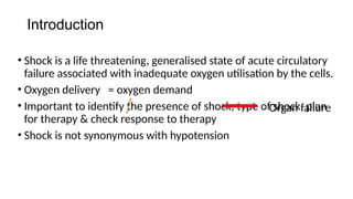 Approach to Shock in Intensive care.pptx