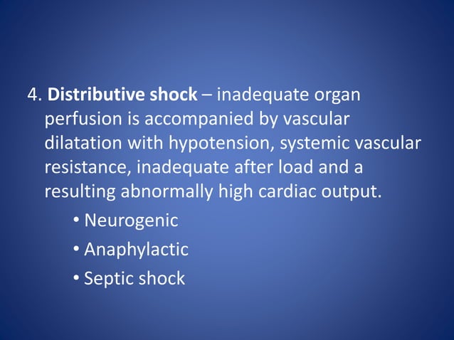 Shock, blood transfusion and blood products | PPTX | First Aid | Injuries
