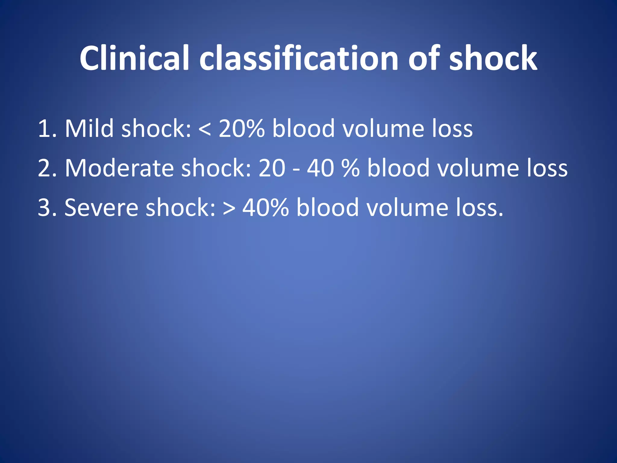 Shock, blood transfusion and blood products | PPTX