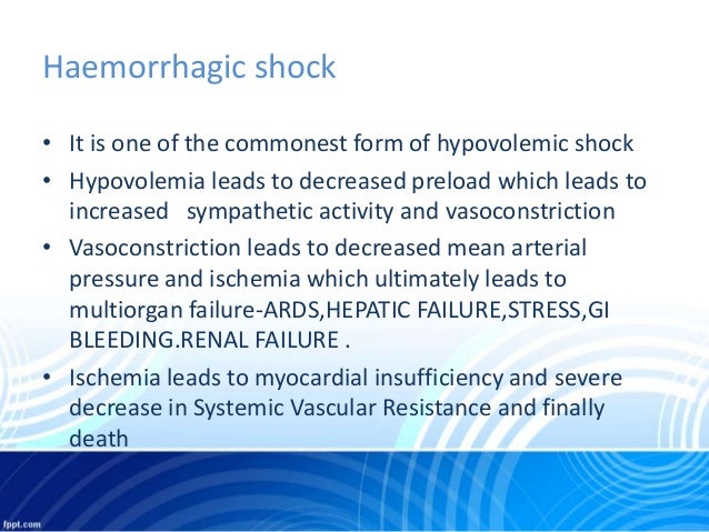 haemorrhagic shock