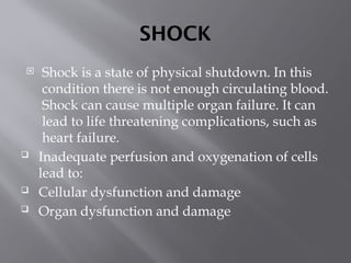 SHOCK BY ASAD ULLAH.pptx . . . . . . . | PPTX