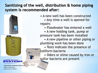 Shock chlorination | PPT