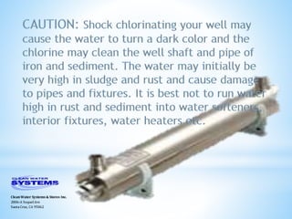 Shock chlorination | PPT
