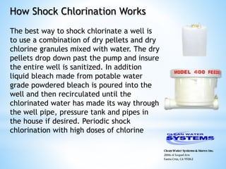Shock chlorination | PPT