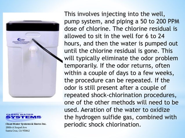 Shock chlorination | PPT