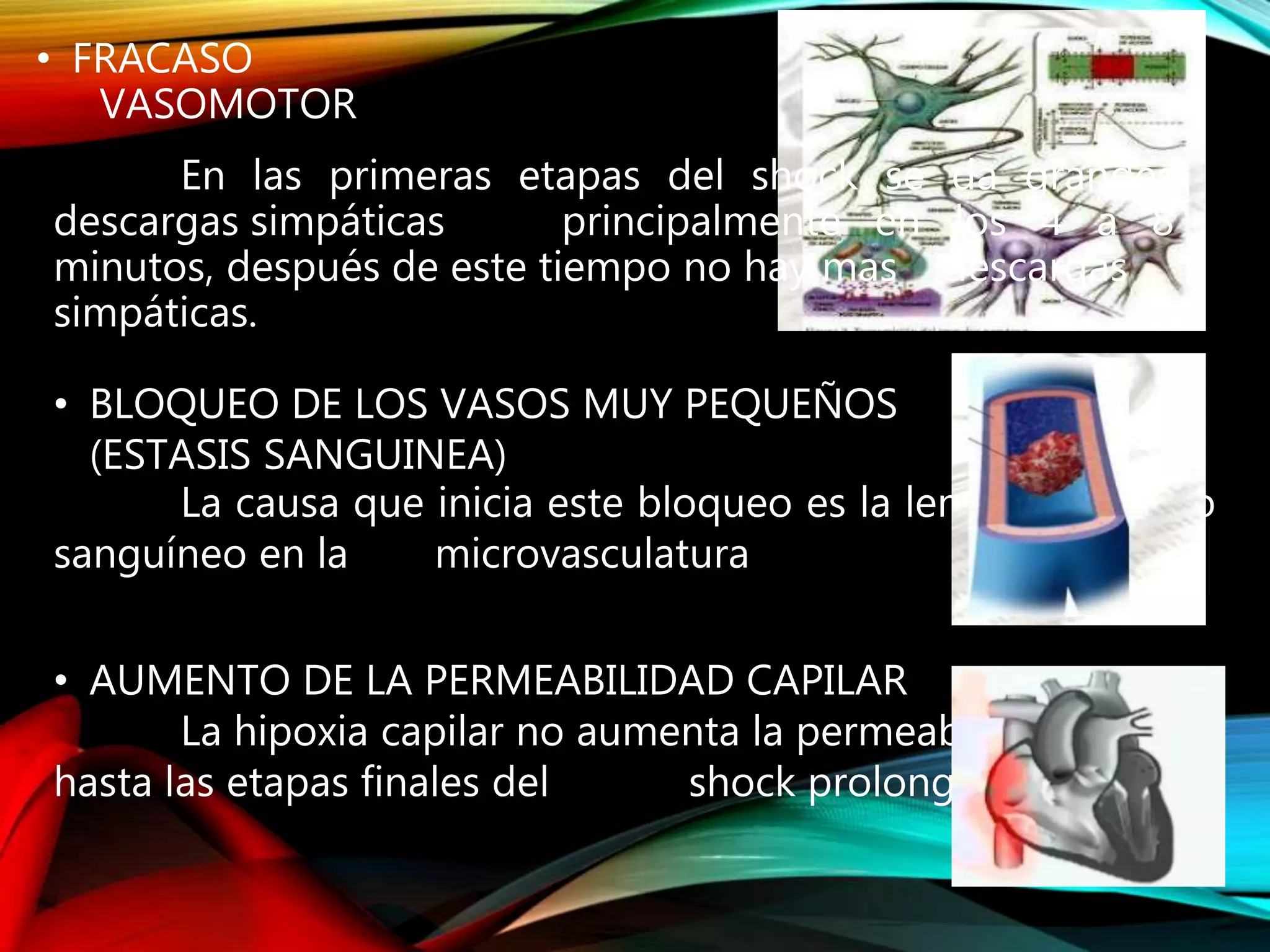 Shock circulatorio y su tratamiento | PPT