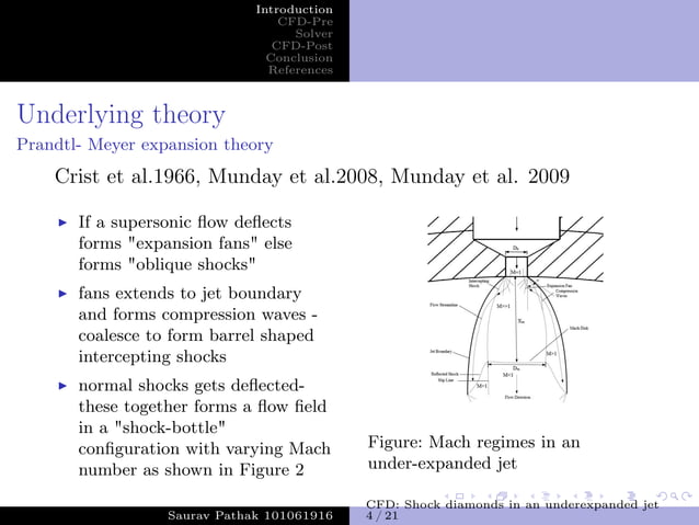 Shock diamonds in an underexpanded jet | PDF | Physics | Science