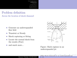 Shock diamonds in an underexpanded jet | PDF