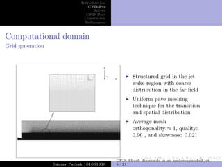 Shock diamonds in an underexpanded jet | PDF