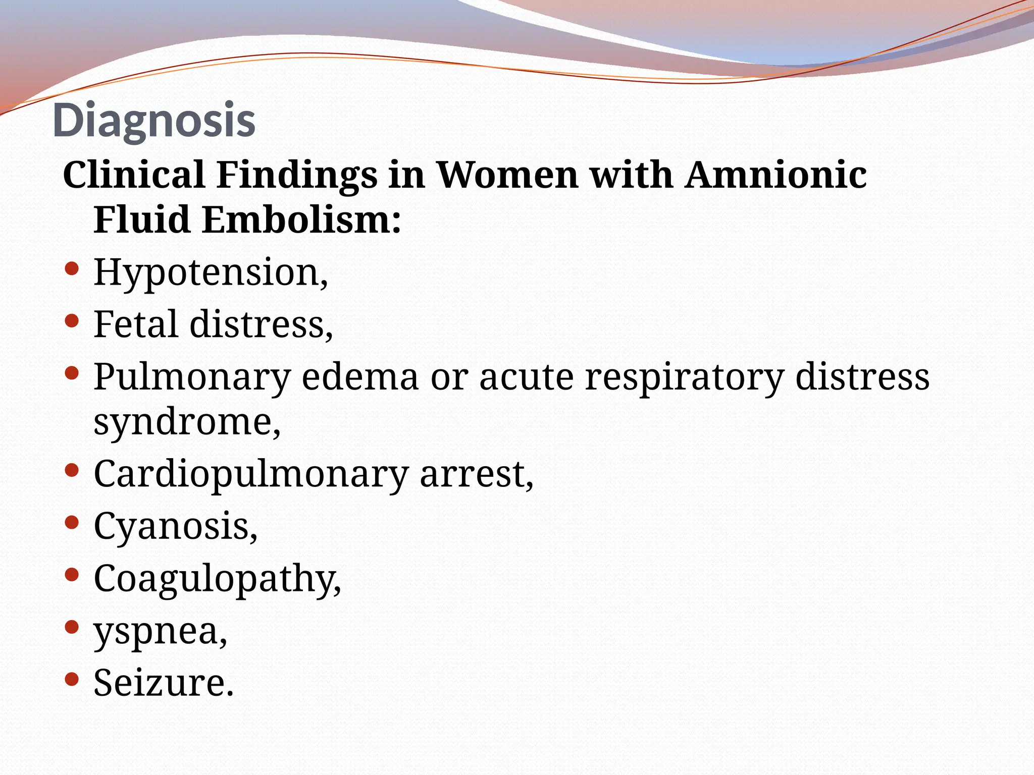 Shock DIC Embolism gynecology and obstetrics | PPTX