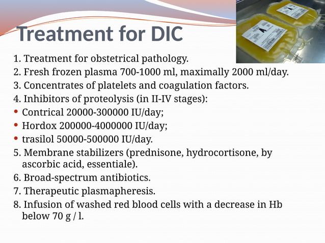 Shock DIC Embolism gynecology and obstetrics | PPT