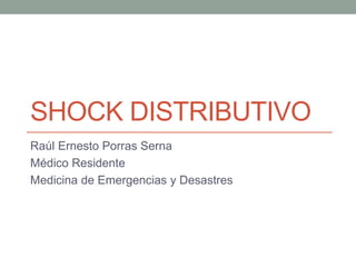 Shock distributivo | PPTX