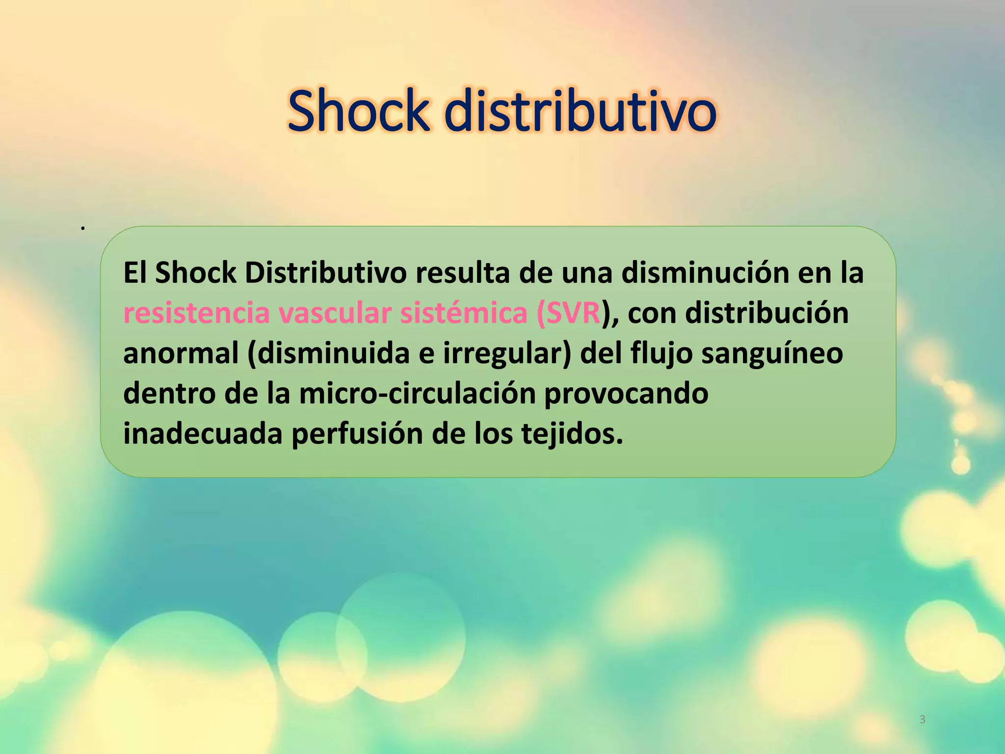 Shock distributivo