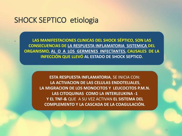 Shock distributivo | PPTX
