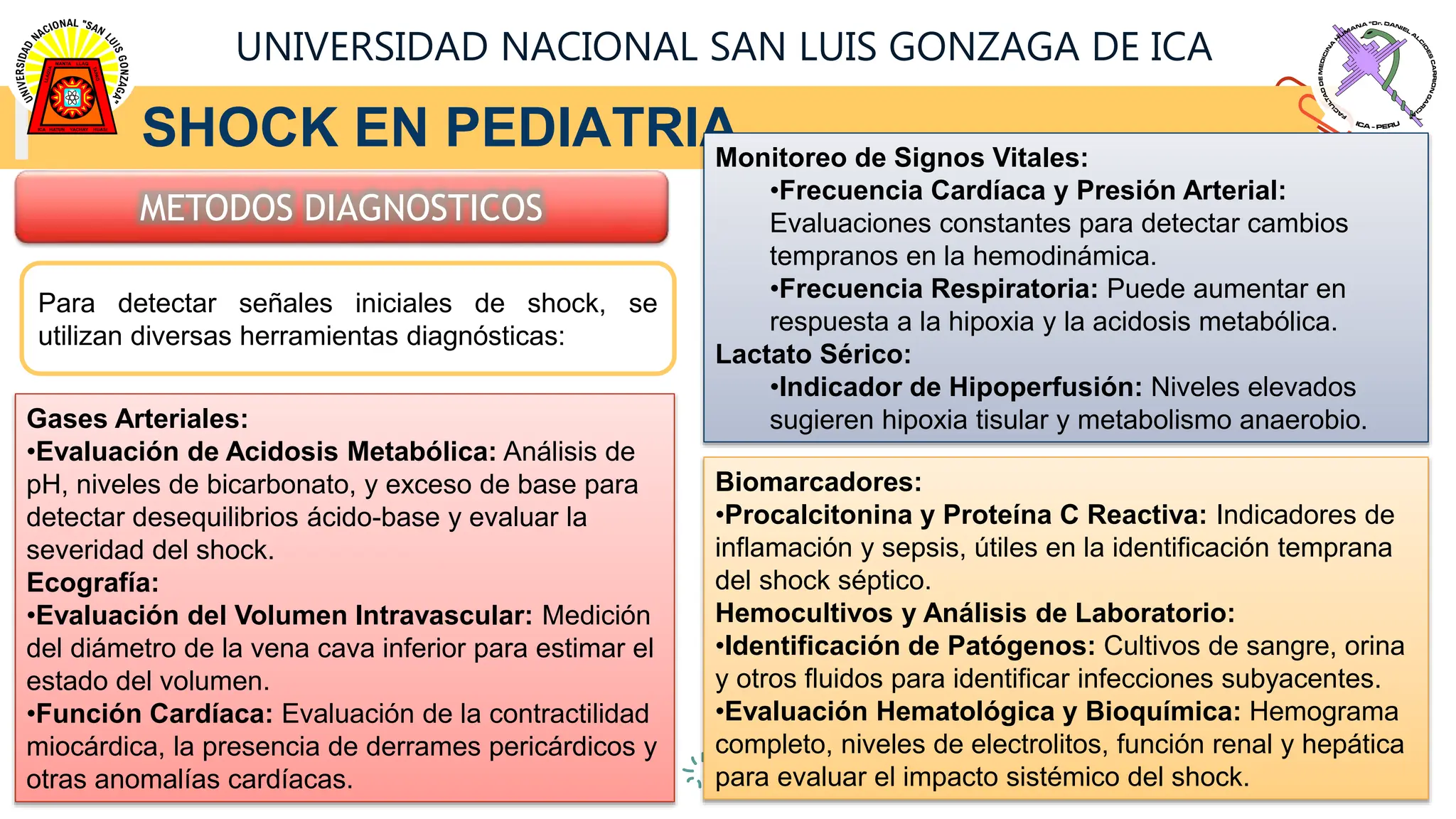 SHOCK EN PEDIATRIA - COMPENSADO - DESCOMPENSADO - IRREVERSIBLE | PPTX