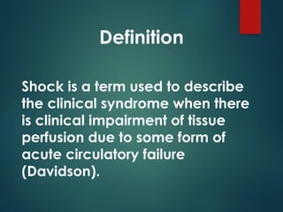 Shock Etiopathogenesis,Types, Management.pptx