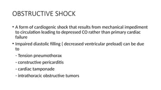 shock - definition, diagnosis, pathophysiology, classification ...