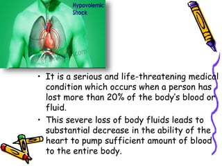 Person In Hypovolemic Shock