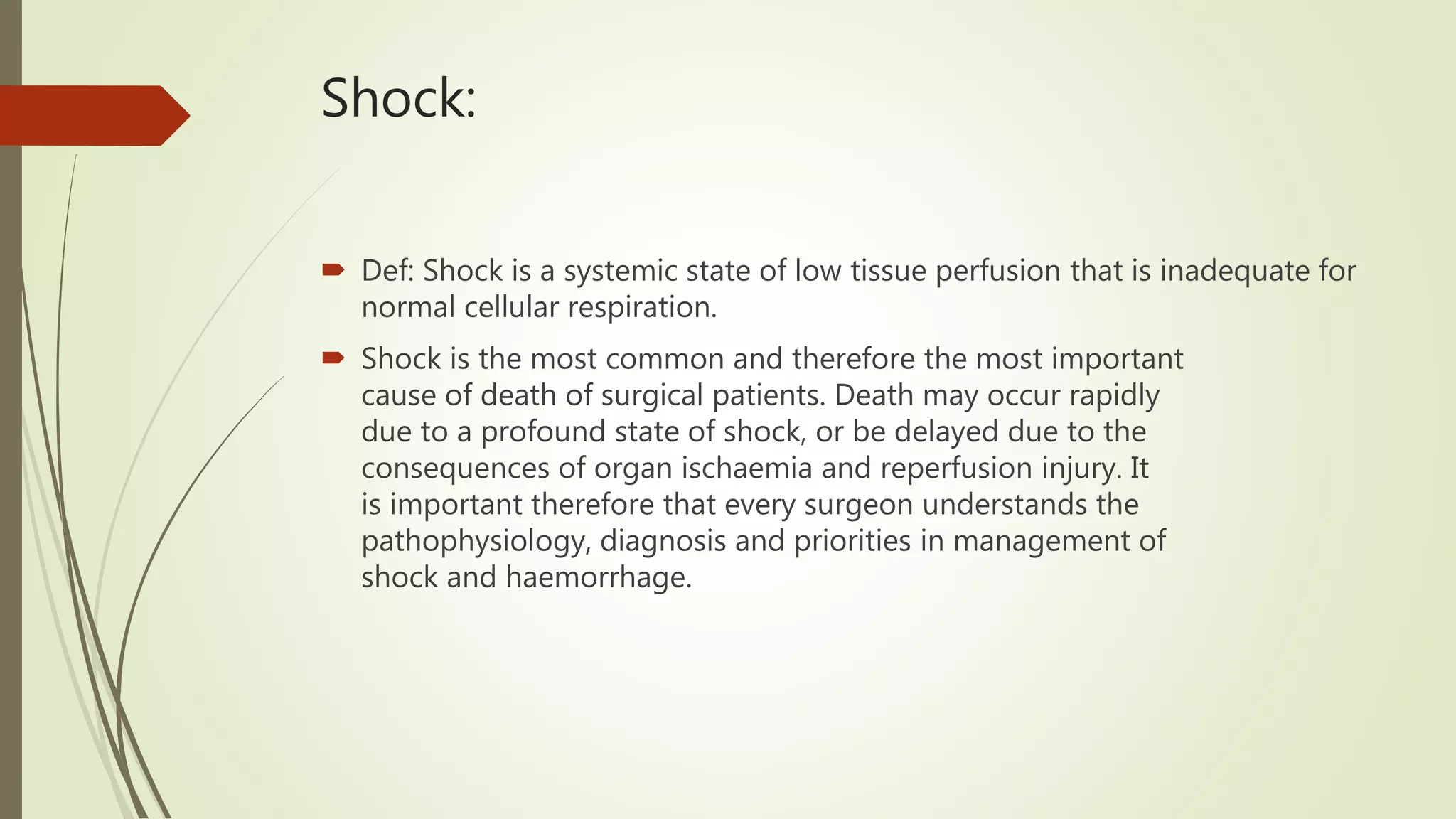 Shock & Haemorrhage, Blood Transfusion, Blood Products | PPTX