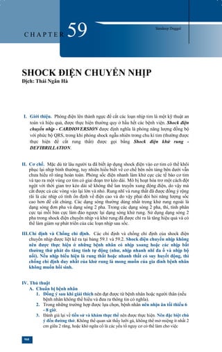 SHOCK ĐIỆN CHUYỂN NHỊP Manual of CV 5e Shock điện | PDF