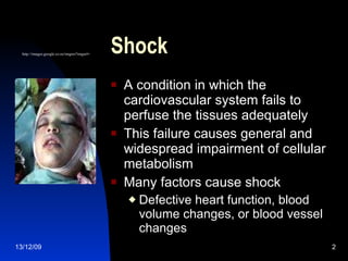Shock in Adults and Children | PPT