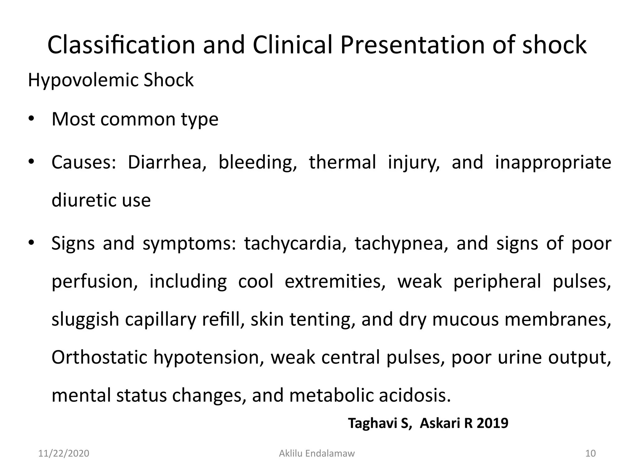 Shock in children | PPTX