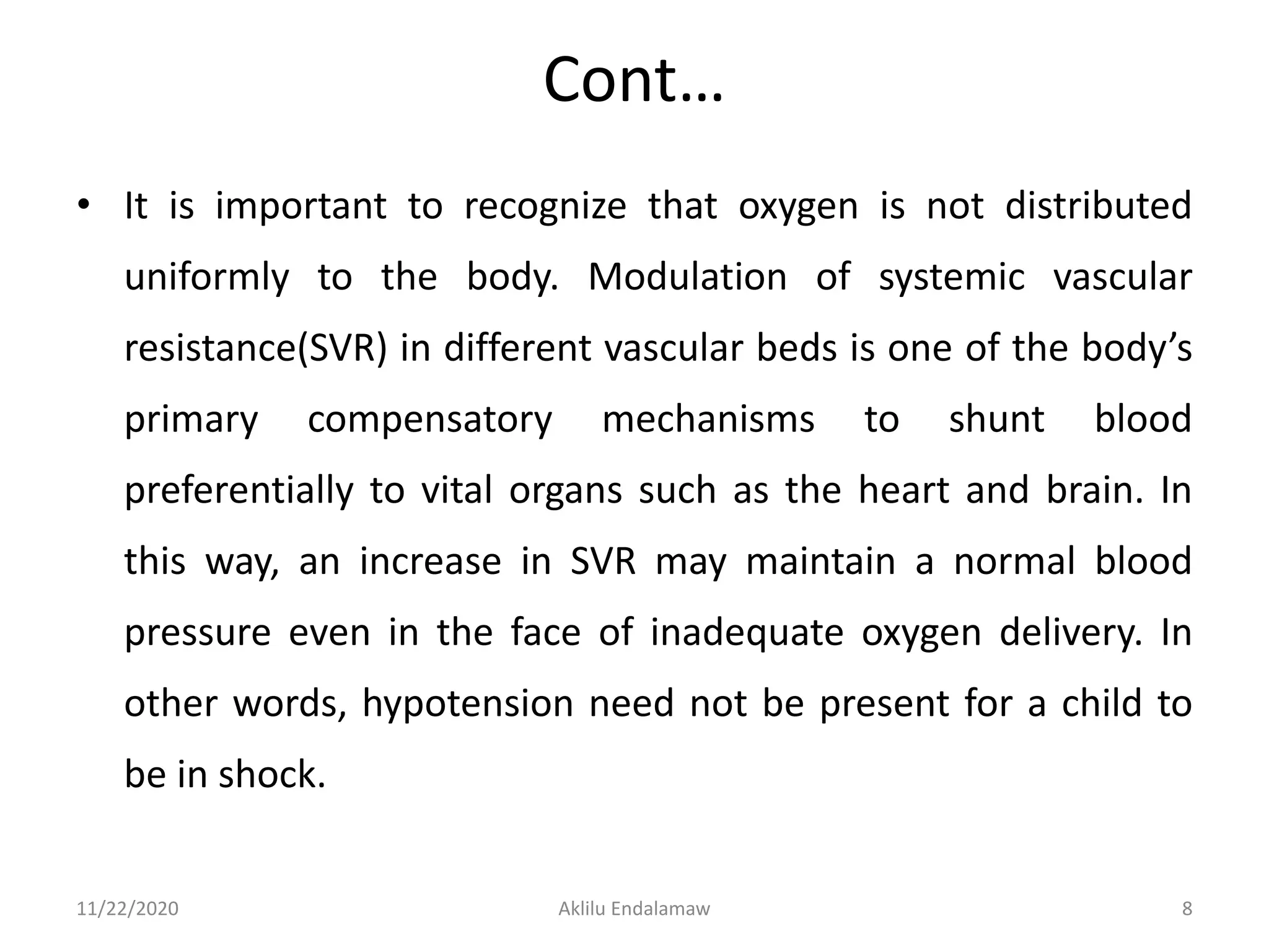Shock in children | PPTX