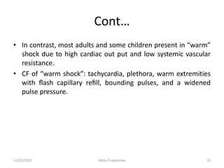 Shock in children | PPTX