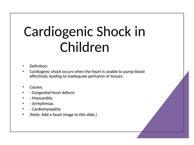 Shock_in_Children ( Cardiogenic Shock)OU 2025.pptx