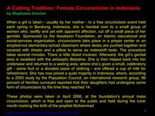 SHOCKING Female Genital Mutilation aka Female Circumcision | PPS
