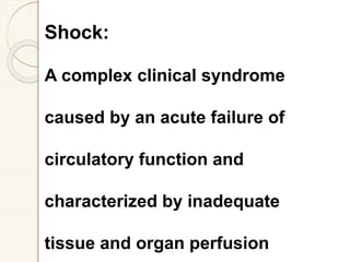 Shock in neonates | PPT
