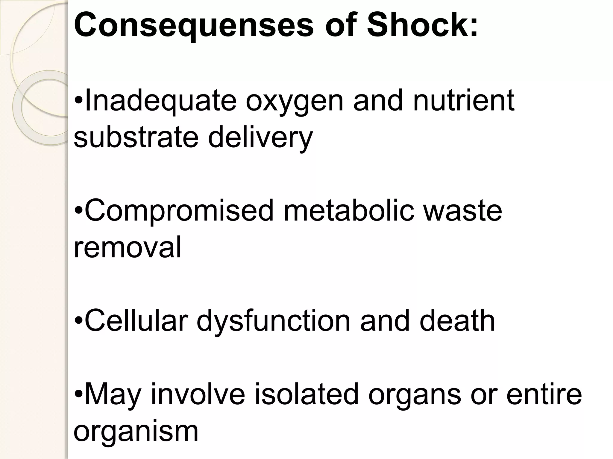 Shock in neonates | PPTX