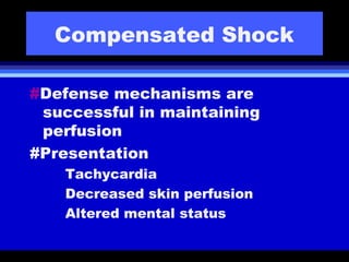 Shock in obstetrics for undergraduate | PPT