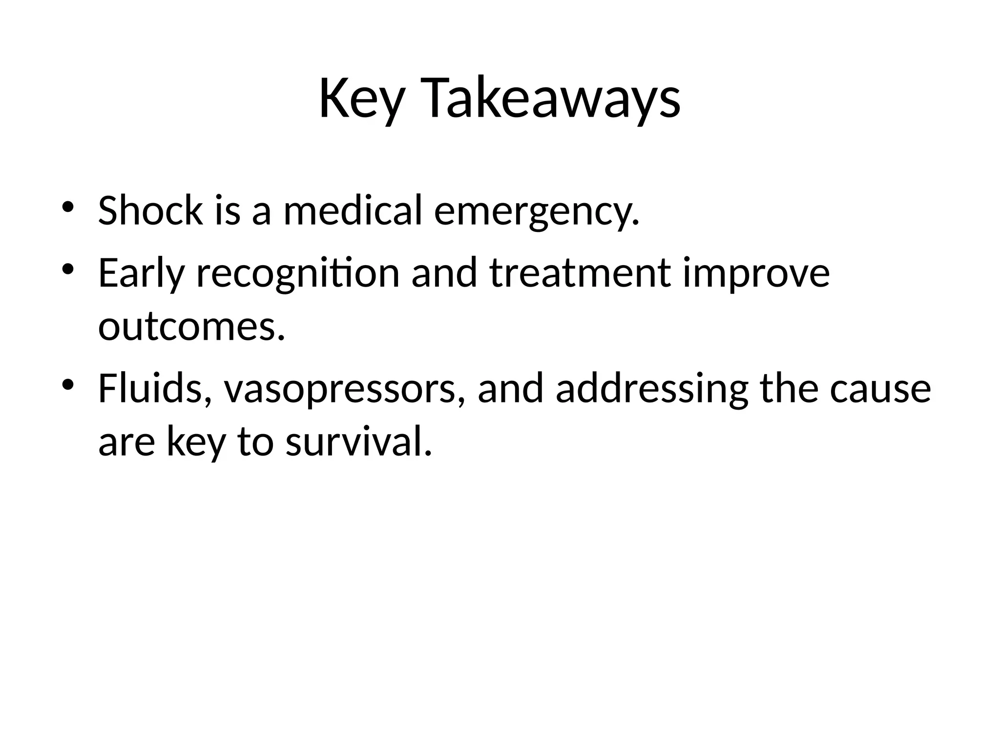 shock overview - Defination,signs,symptoms | PPTX