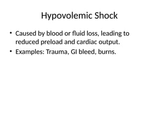 shock overview - Defination,signs,symptoms | PPTX