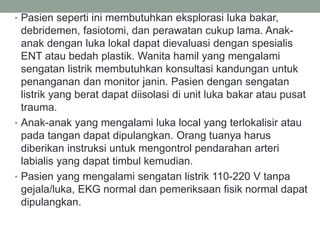 Shock listrik | PPTX