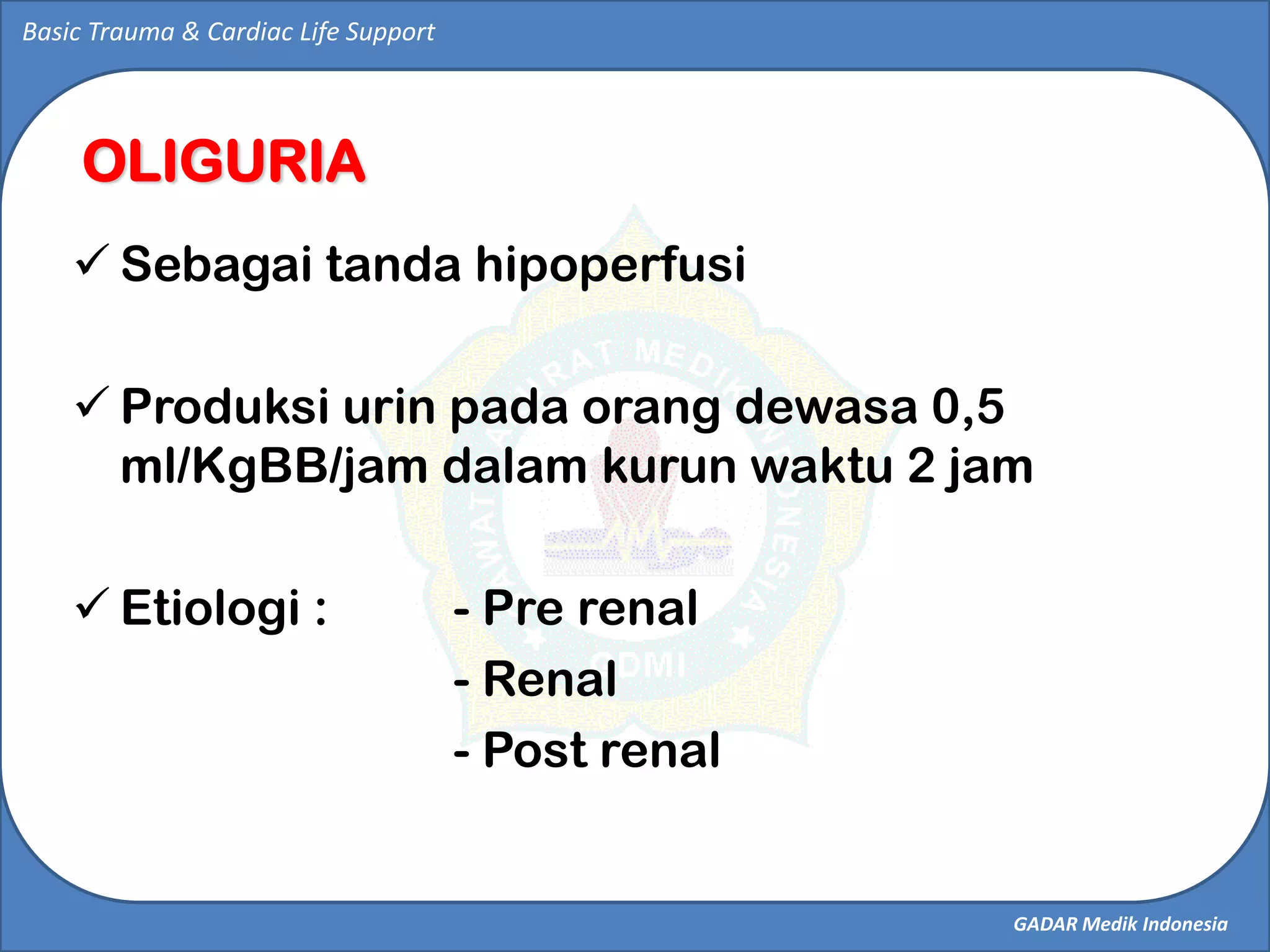 SHOCK MANAGEMENT | PDF