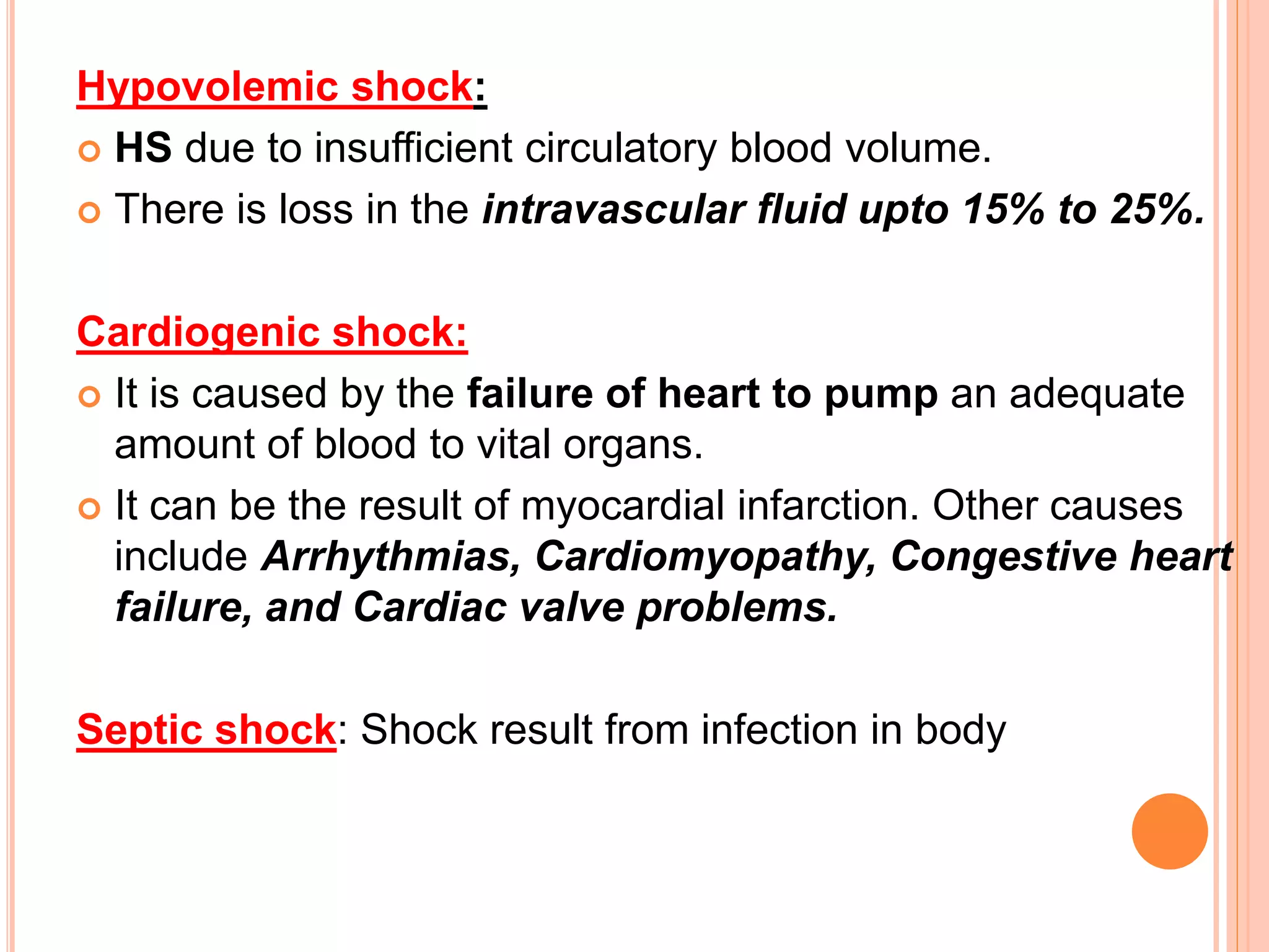 Shock and Management | PPTX