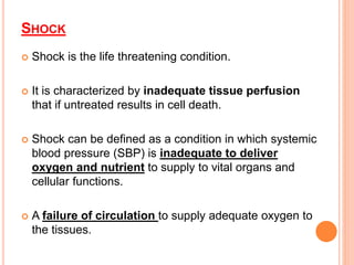 Shock and Management | PPTX