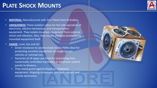 Shock mounts & Vibration control - ANDRE HVAC INTERNATIONAL INC. | PDF