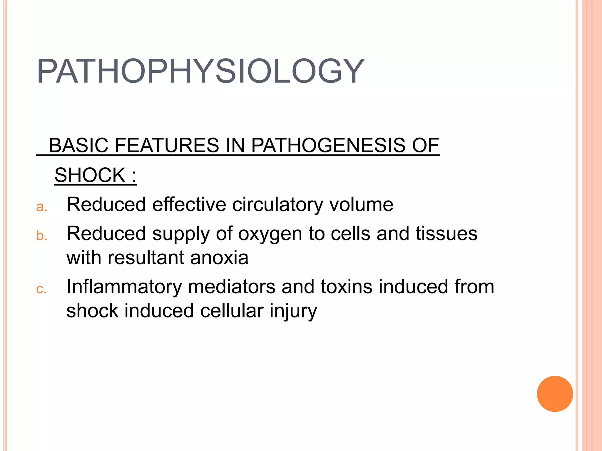 Shock (Circulatory shock) | PPTX