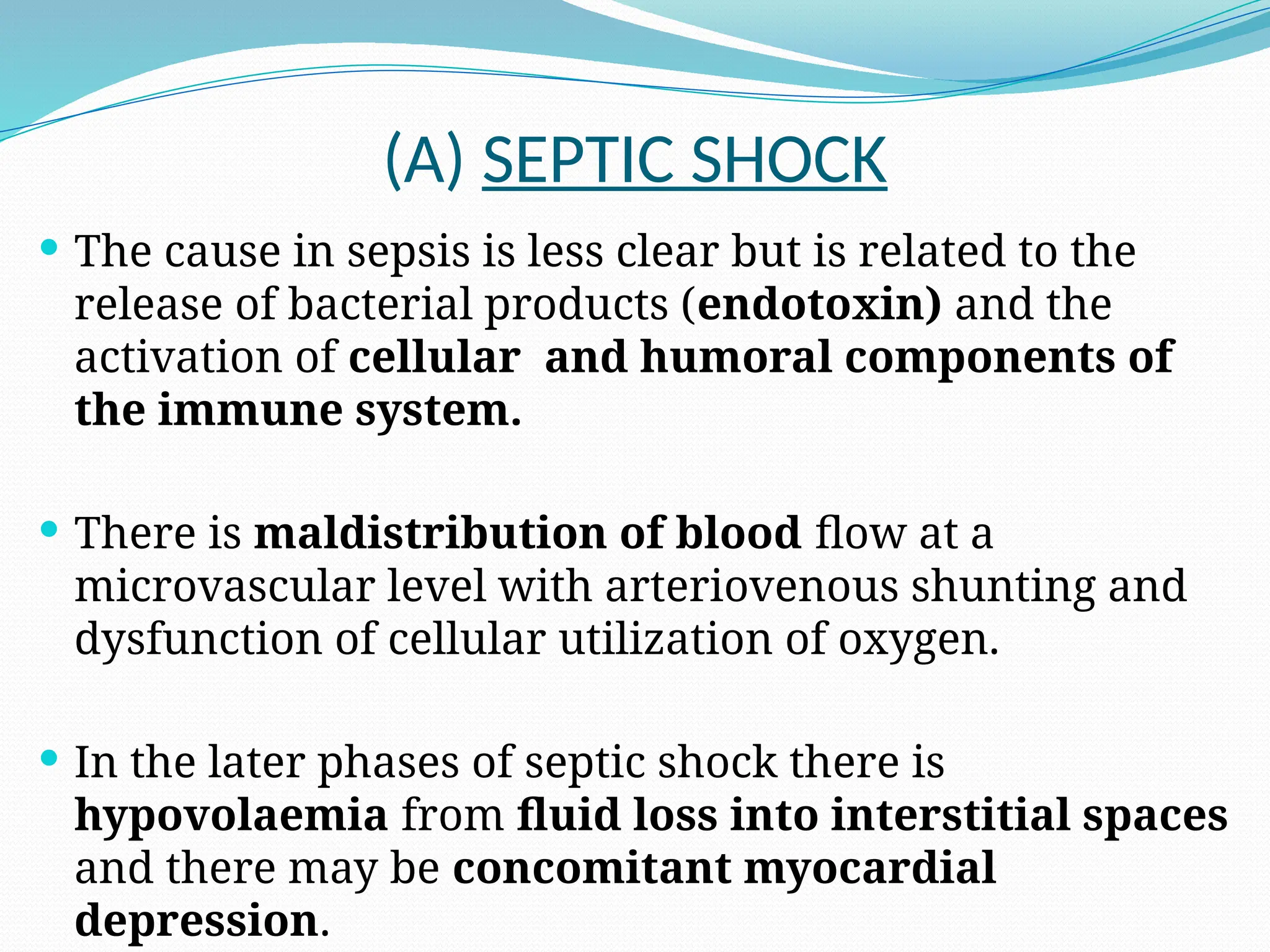 Define and describe shock ,its pathogenesis and its stages. | PPTX