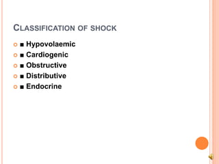 Shock part3drneerajjaio | PPTX | First Aid | Injuries
