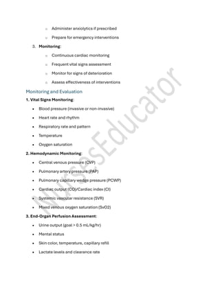 SHOCK: A COMPREHENSIVE GUIDE FOR MEDICAL AND NURSING PRACTICE | PDF
